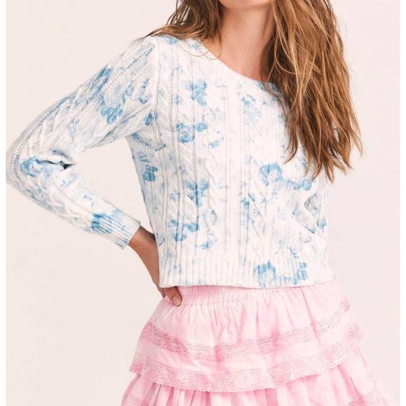 LoveShackFancy | Sweaters | New Loveshackfancy Easton Pullover In Light ...